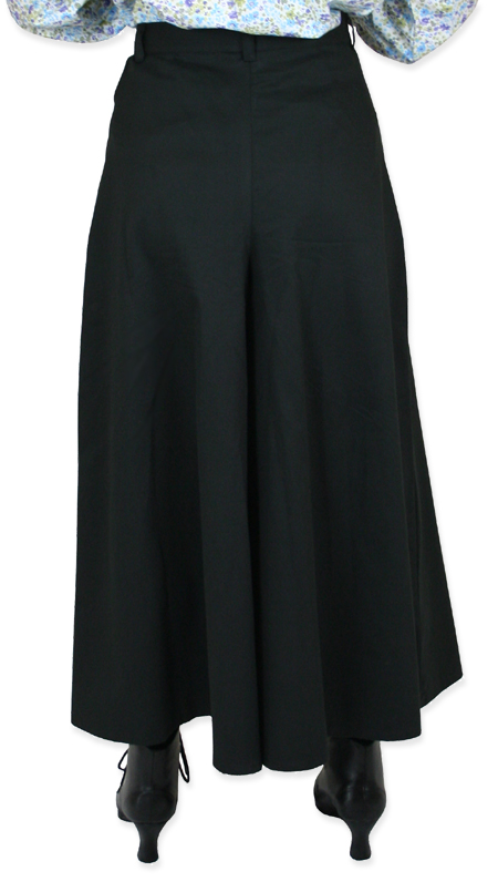 Frontier Classics Split Riding Skirt - Black - Ladies' Old West Skirts ...